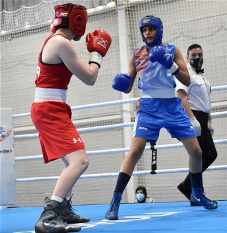 Jasmine ensures medal in 1st international boxing meet