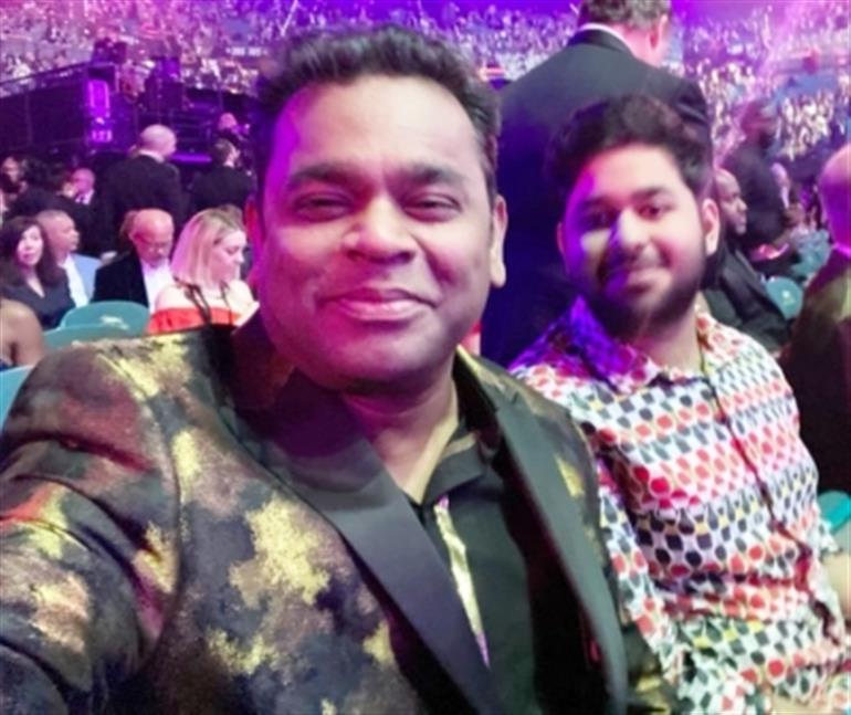 AR Rahman attends Grammys with son AR Ameen