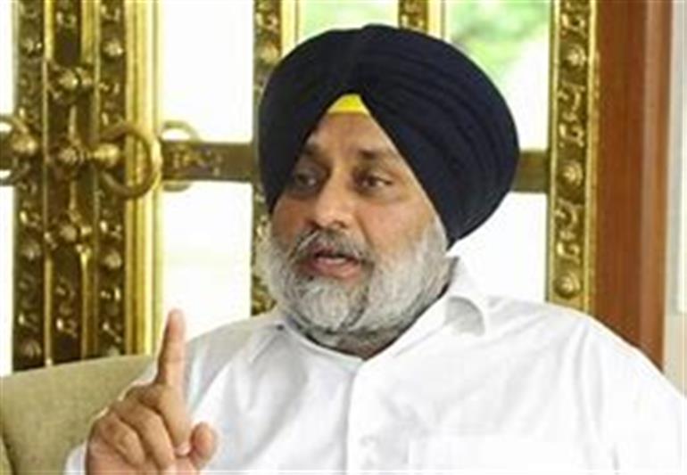 Sukhbir S Badal says CM should own responsibility for failing to maintain law and order and ...