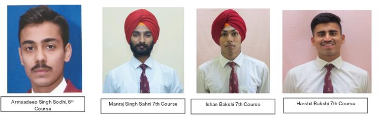 Four more cadets of Maharaja Ranjit Sing AFPI commissioned into Indian ...