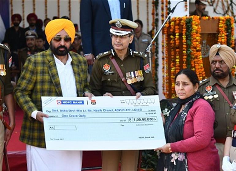 CM hands over cheques of financial assistance worth RS. 1CR (each) to ...